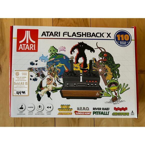 atari | Video Games & Consoles | Atari Flashback X Hdmi Retro Console 1 Builtin Games Open Box ...